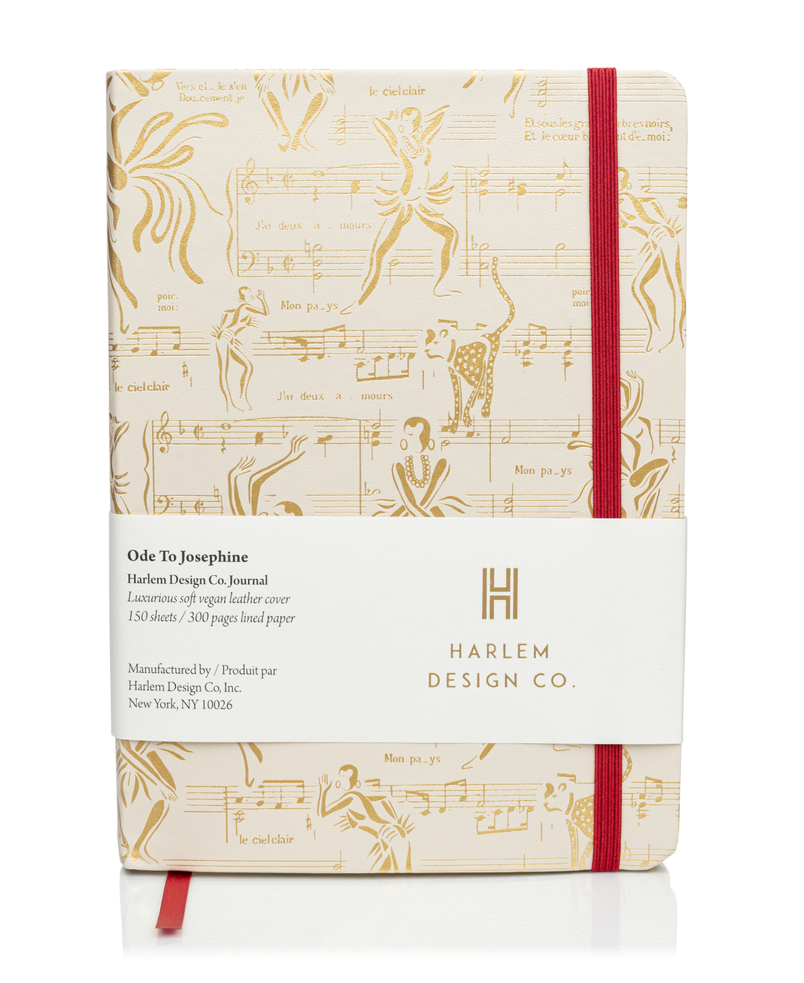 Ode to Josephine Journal - Cream and Gold
